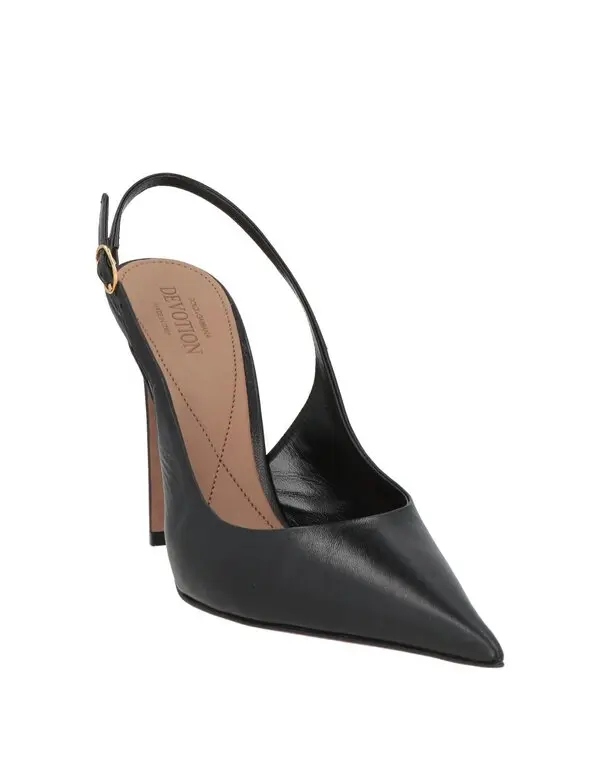 Dolce & Gabbana Leather Slingback Pumps
