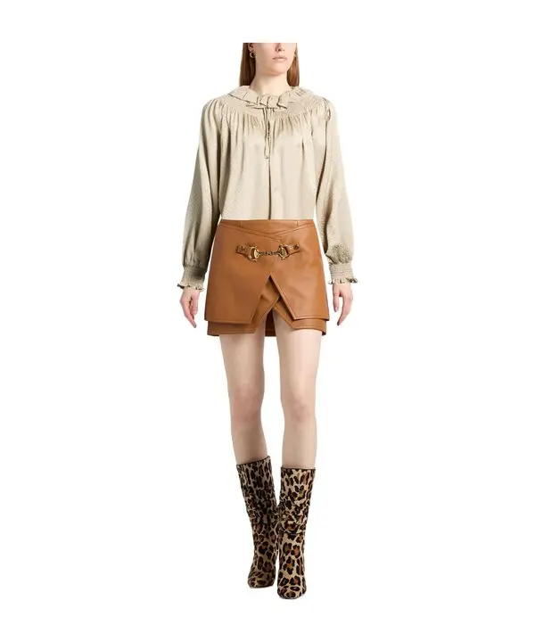 Burberry Satin Blouse With Bow
