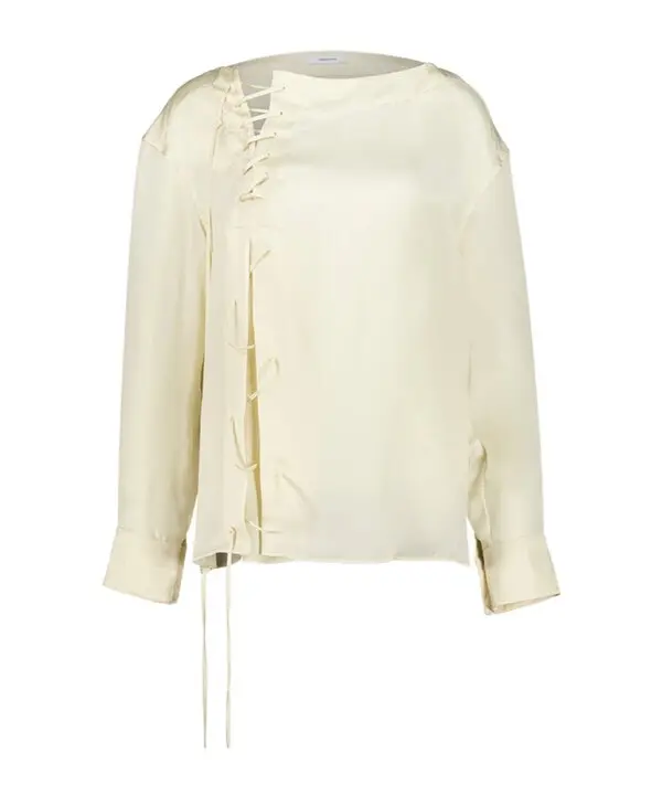 FERRAGAMO Lace-up Detail Top