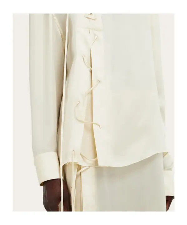 FERRAGAMO Lace-up Detail Top