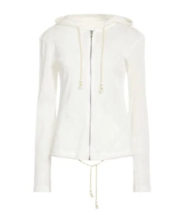 MAISON MARGIELA Solid Colour Zip-up Jumpers