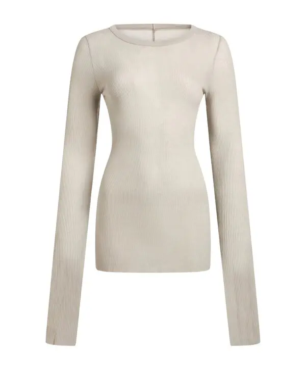 Rick Owens Solid Color T-shirts - Grey
