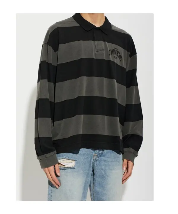 REPRESENT Long-sleeve Polo Shirt