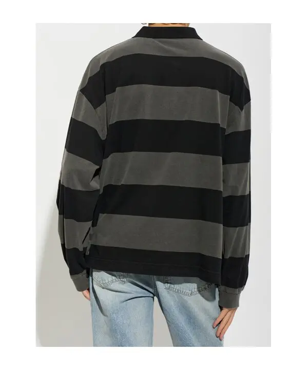 REPRESENT Long-sleeve Polo Shirt