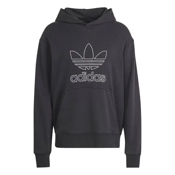 ADIDAS ORIGINALS Relaxed Fit Hooded Sweatshirt With Logo Detail