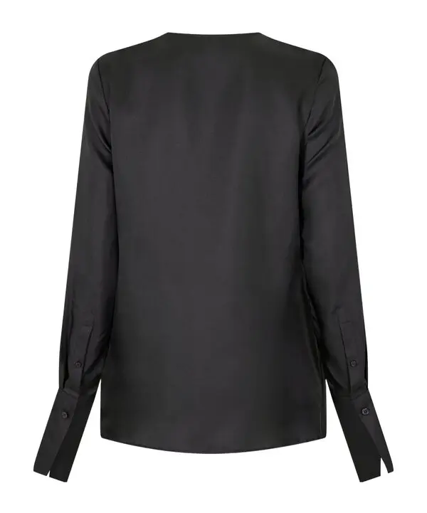 Hugo Boss Satin Long Sleeve Top