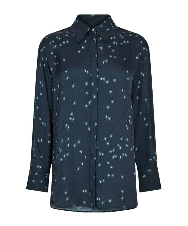 Hugo Boss Textured Long Sleeve Shirt