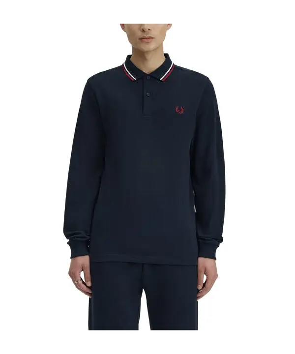 Fred Perry Longsleeve Collared Polo Shirt