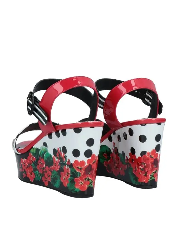 Dolce & Gabbana Floral-print Sandals