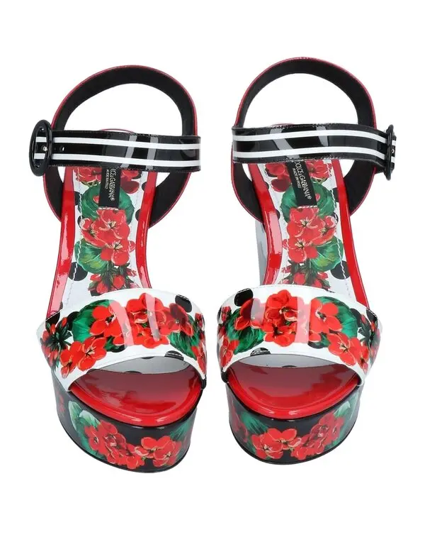 Dolce & Gabbana Floral-print Sandals