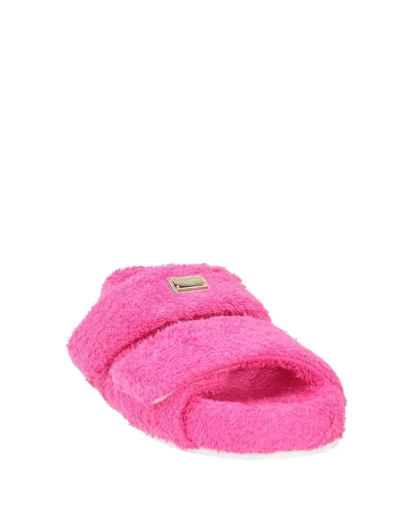 Dolce & Gabbana Terrycloth Slingback Sandals