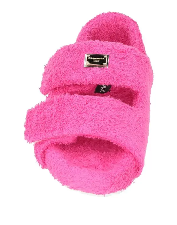 Dolce & Gabbana Terrycloth Slingback Sandals