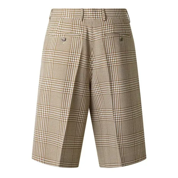 AMI Paris Checkered Bermuda Shorts