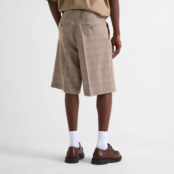 AMI Paris Checkered Bermuda Shorts