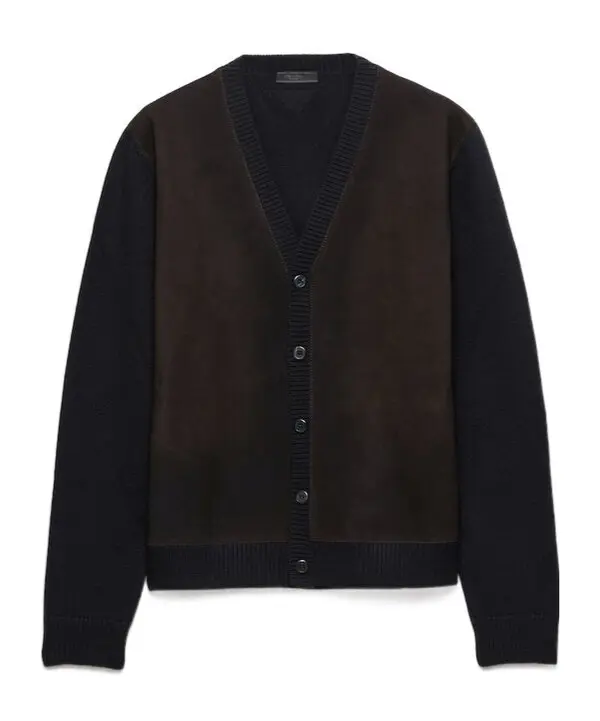 Prada Wool Cardigan - Black