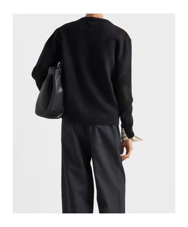 Prada Wool Cardigan - Black