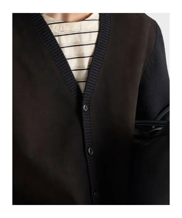 Prada Wool Cardigan - Black