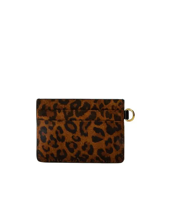 Isabel Marant Étoile Leopardprint Suede Card Holder
