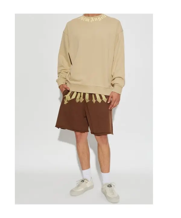 Palm Angels Logo Crewneck Sweatshirt