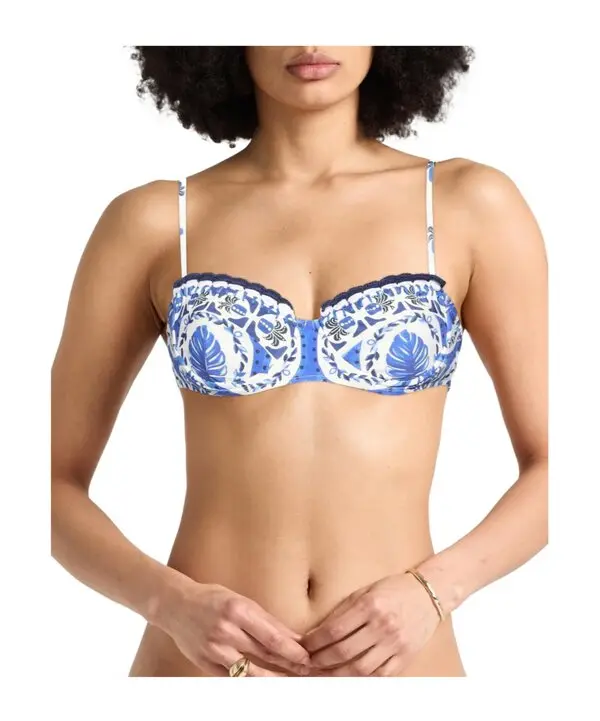 Farm Rio Colorblock Bikini Top