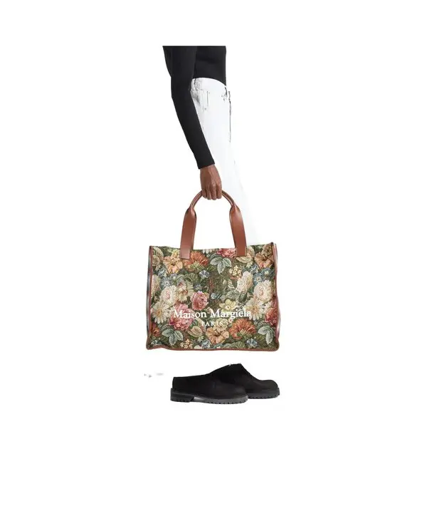 MAISON MARGIELA Large Floral Tote Bag
