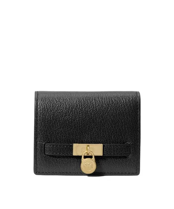 Michael Kors Grainedleather Compact Wallet - Black