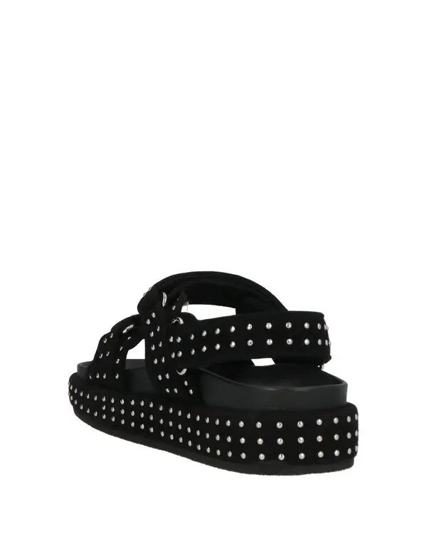 Tory Burch Embellished Studded Platform Slingback Sandals