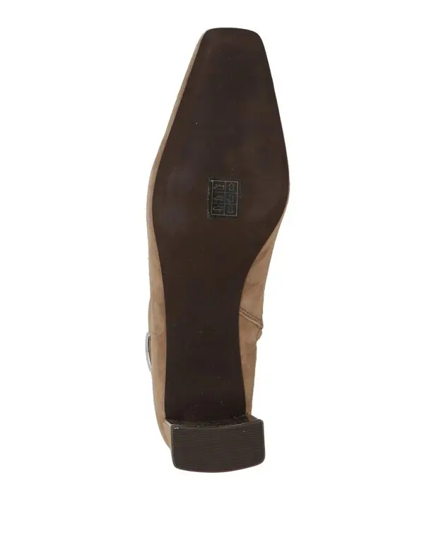 Tory Burch Suede Ankle Boots With Block Heel And Strap Detailing