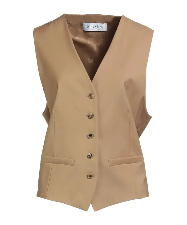 Max Mara Wool Satin Waistcoat