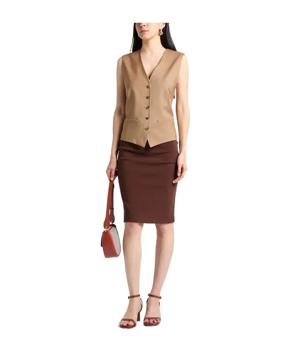 Max Mara Wool Satin Waistcoat