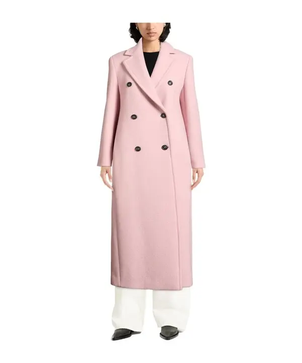 Sportmax Double-breasted Wool Coat