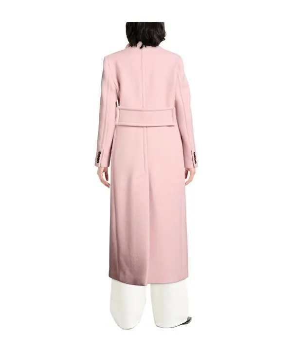 Sportmax Double-breasted Wool Coat