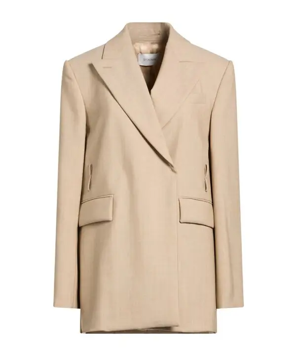 Sportmax Double-breasted Blazer - Nude