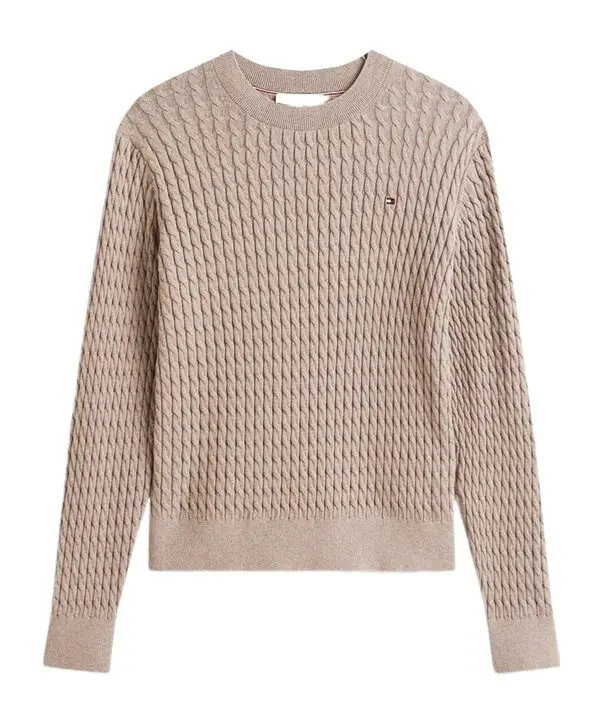 Tommy Hilfiger Cableknit Crewneck Sweater - No