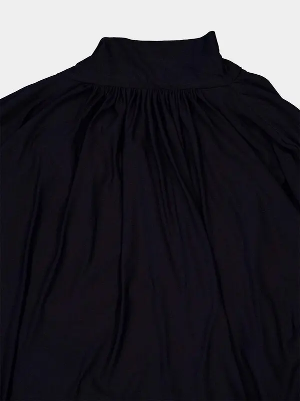 FERRAGAMO Gathered Top With Shoulder Slit Detail