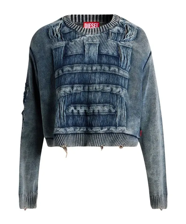 DIESEL® Lightweight And Breathable Knitwear - Blue