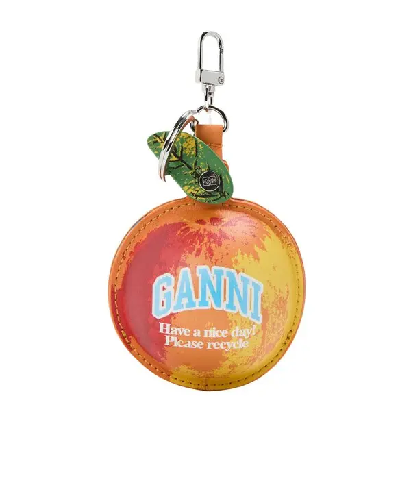 GANNI Appleshaped Charm Coin Purse - Multicolor