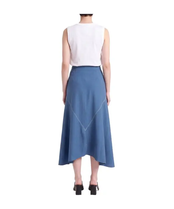 Marni Solid-colored Flare Skirt With Front Slit