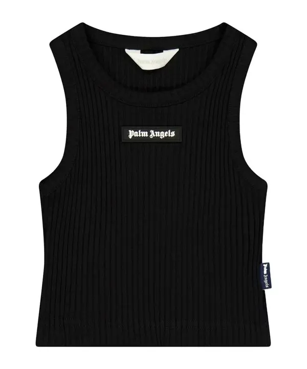 Palm Angels A Simple Vest Top - Black