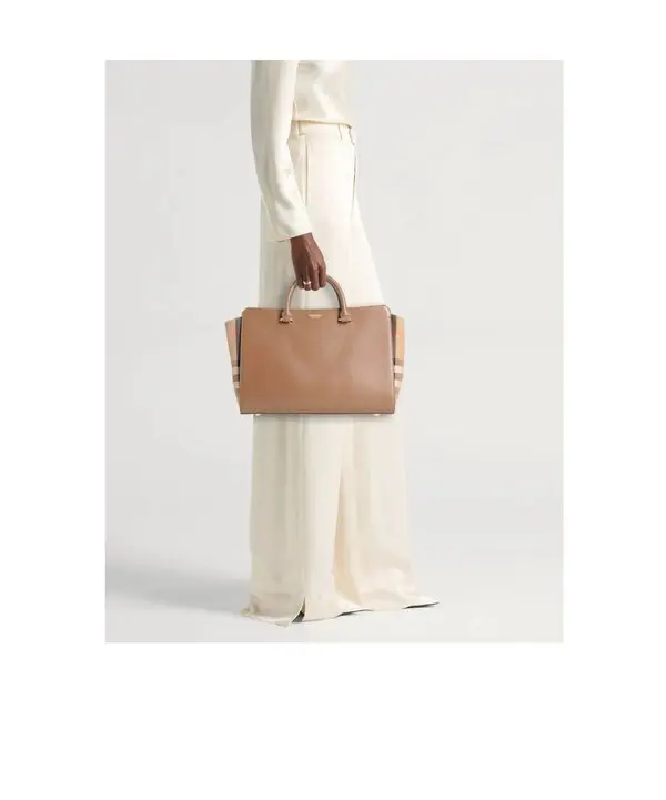 Burberry Leather Tote Bag