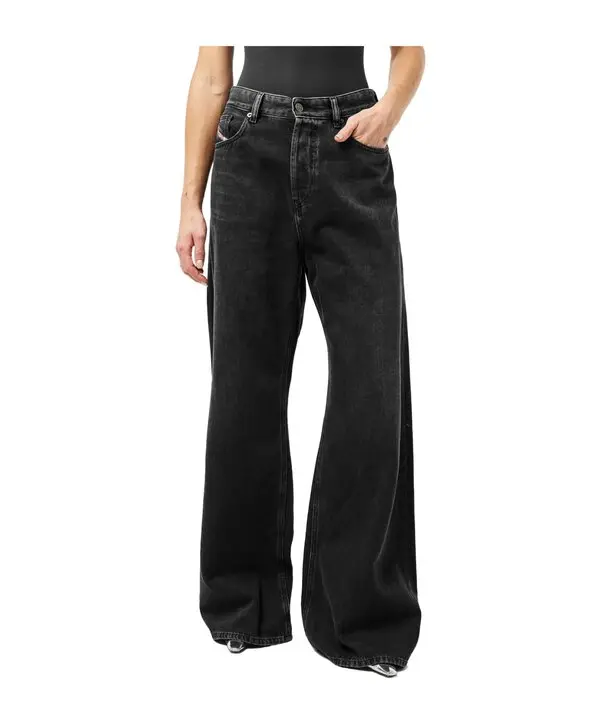 DIESEL® Loose Fit Wide-leg Jeans