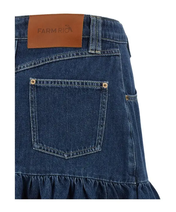 Farm Rio Ruffled Skirt
