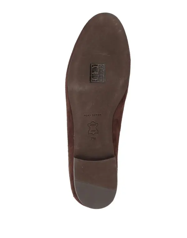 Tory Burch Suede Round Toe Loafers