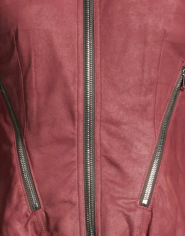 Rick Owens Asymmetrical Leather Jacket