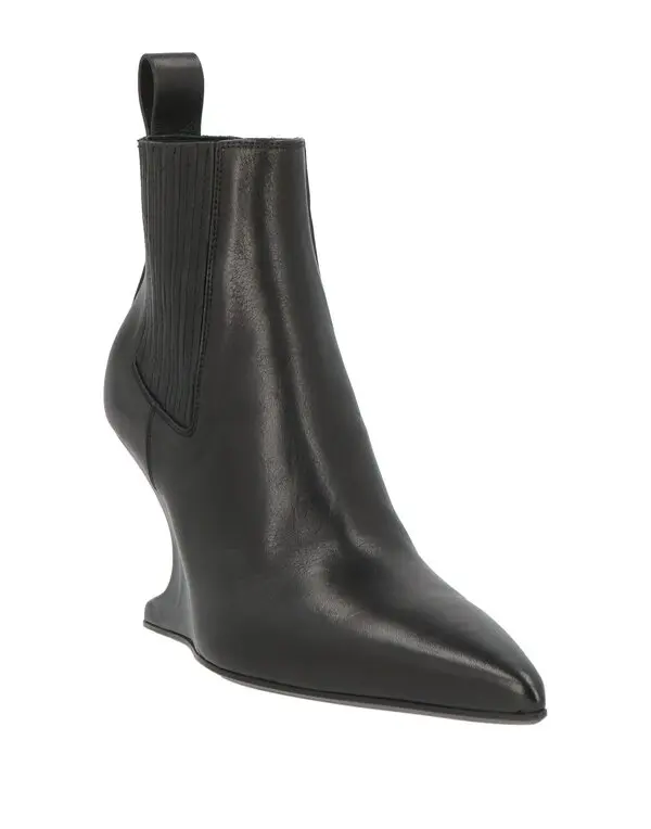 Rick Owens Sculptural Heel Ankle Boots
