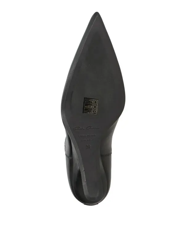 Rick Owens Sculptural Heel Ankle Boots