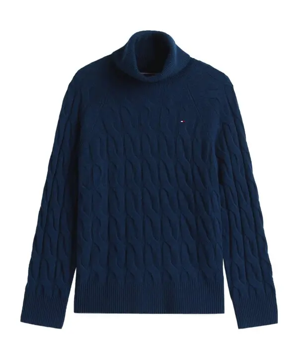 Tommy Hilfiger Cableknit Turtleneck Sweater
