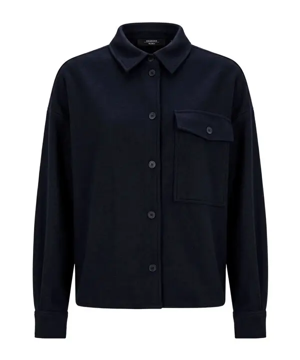 Max Mara Solid Colour Shirts - Blue
