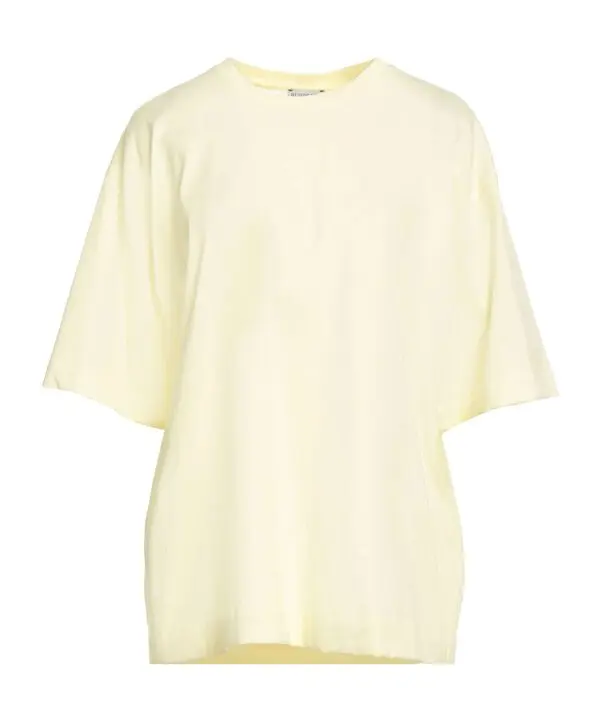 Burberry Plain Basic T-shirts - Yellow