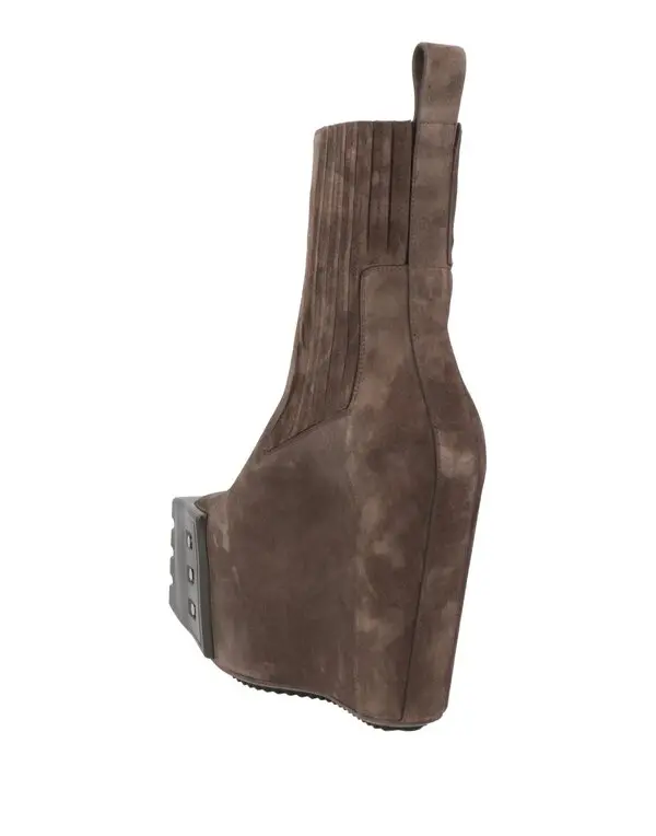 Rick Owens Ankle Boots With Internal Wedge Heel